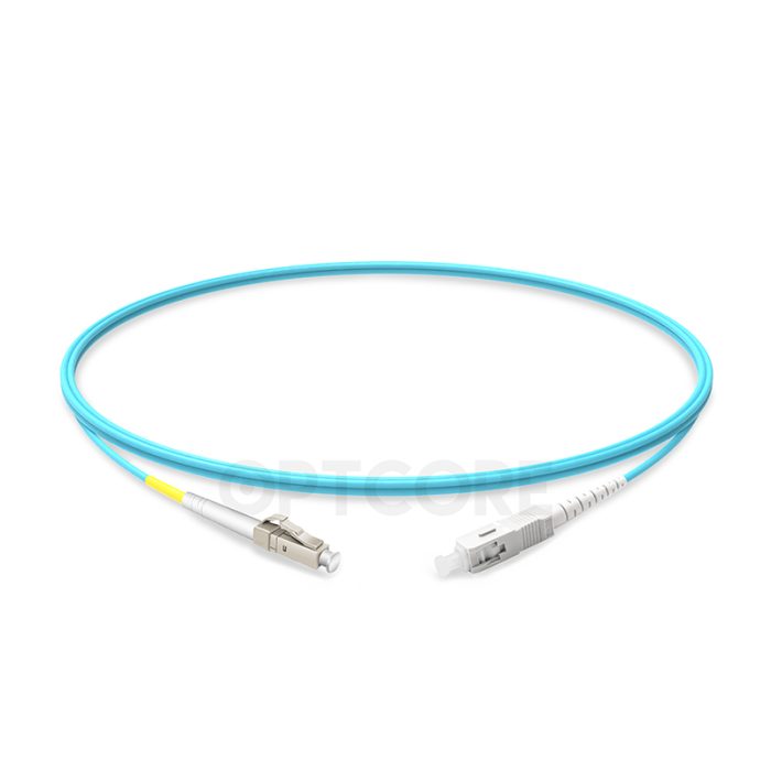 LC-SC 10G OM3 Multimode Simplex Fiber Optic Cable