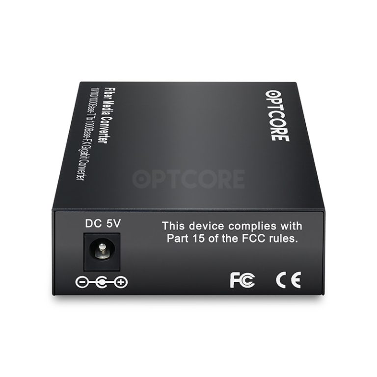 10/100/1000Base-T RJ45 to 1000Base-FX SFP Fiber Media Converter