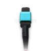 Multimode OM4 MPO-16 to MPO-16 APC Trunk Cable, 16 Fiber, Female, Type ...
