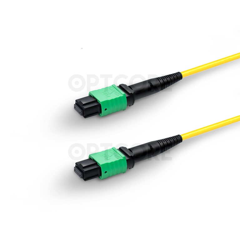 12 Fiber Singlemode OS2 MPO Fiber Trunk Cable,Female,Type B,LSZH