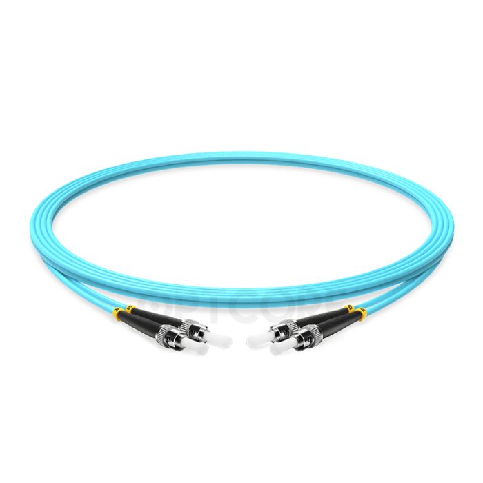 ST-ST 10G OM3 Multimode Duplex Fiber Optic Cable